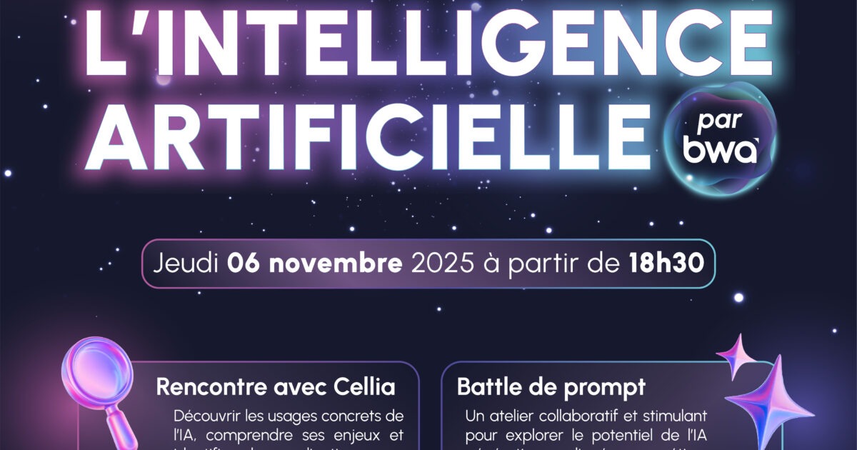 6/11/2025 Mensuelle DÉCOUVERTE DE L'INTELLIGENCE ARTIFICIELLE par bwa ...